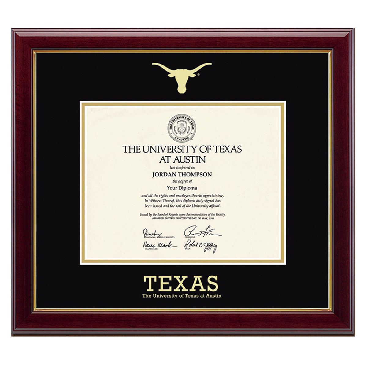 University Of Texas Austin Diploma Frames